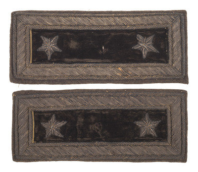 [CIVIL WAR]. Major general shoulder straps. Lot 445
