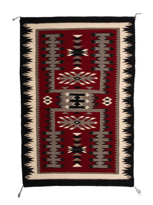 Navajo Storm Pattern Weaving / Rug Lot 764