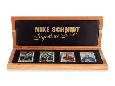 A Mike Schmidt Signature Series Set of Signed Autograph Baseball Cards ...