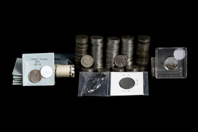 A Large Collection of 5c Coins Lot 167