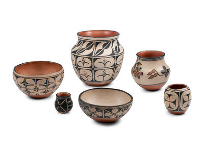 Collection of Kewa Pottery, from the Melchor Family Lot 607