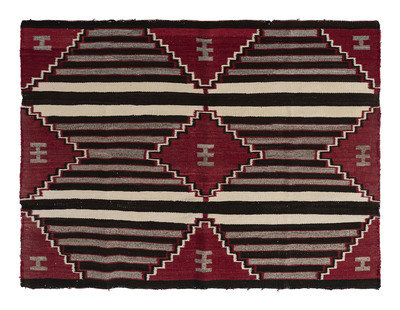 Navajo Third Phase Pattern Blanket / Rug Lot 693