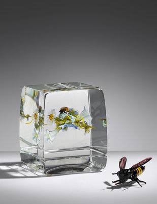 Botanical Paperweight and Bee, 1993 Lot 65