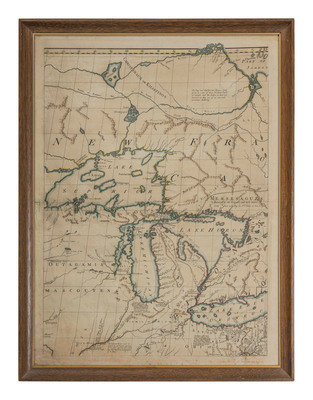 MITCHELL, John (1711-1768). [Sheet 2 from:] A Map of the British and ...