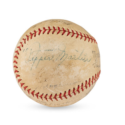 A 1936 Chicago Cubs and St. Louis Cardinals Multi Signed Autograph ...