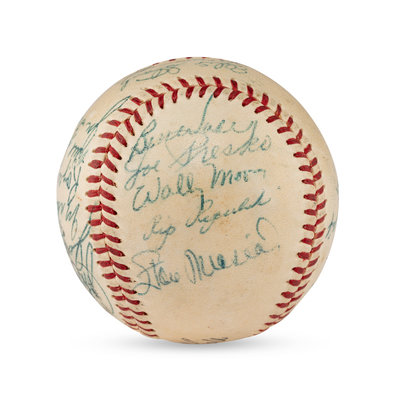 A 1954 St. Louis Cardinals Team Signed Autograph Baseball Featuring ...