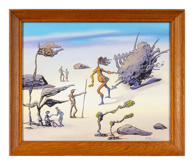Untitled (Dalí-esque Landscape) Lot 242