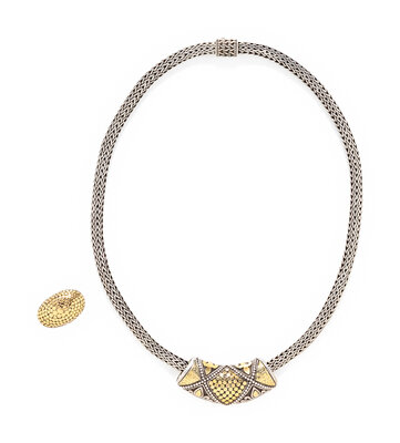 JOHN HARDY, COLLECTION OF STERLING SILVER AND YELLOW GOLD JEWELRY Lot 228