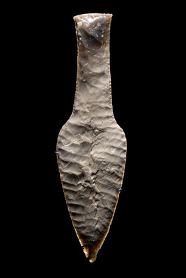 A Neolithic Flint Fishtail Dagger Lot 40