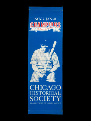 An Early 1980s Babe Ruth Chicago Historical Society Large Street Banner ...