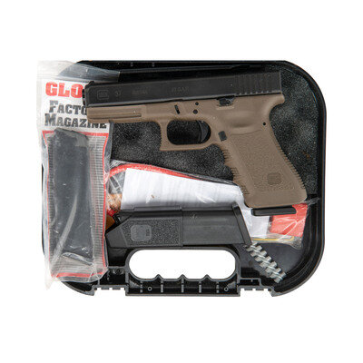 *Glock 37 Gen 3 FDE in Box with Accessories Lot 7370