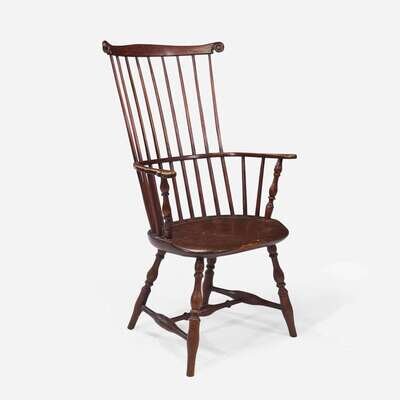 A comb-back Windsor armchair Samuel J. Tucke (active 1790-1805), Boston ...
