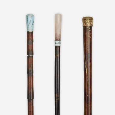 A group of three ladies' canes Various dates late 19th/early 20th ...