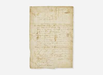 [Philadelphia & Pennsylvania] [Penn, William] Penn, John: Autograph ...