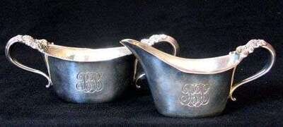 Tiffany & Co. sterling silver ' Chrysanthemum' pattern sugar bowl and ...