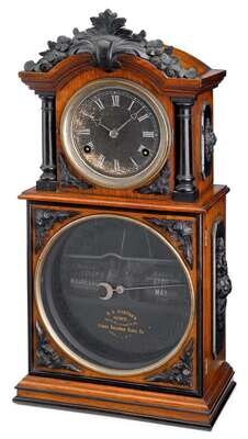 Ithaca Model No. 3 1/2 Parlor calendar clock ithaca calendar clock co ...
