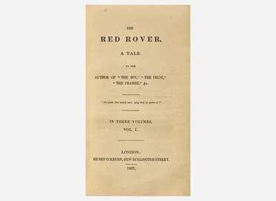 [Literature] Cooper, James Fenimore: The Red Rover, A Tale Lot 131