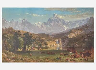 [Prints] Bierstadt, Albert: The Rocky Mountains, Lander's Peak Lot 256