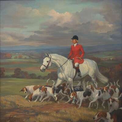 Jean Bowman (American, 1917–1994) - Roberta M. Watson, MFH ...