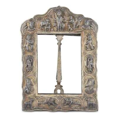 A BURMESE SILVER REPOUSSÉ PICTURE FRAME Lot 207