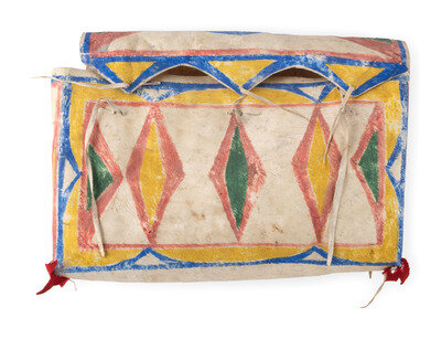 Sioux Painted Parfleche Box Lot 417