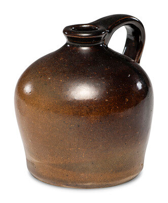 A Rare W. J. and E. G. Schrop Miniature Double-Glazed Dipped Jug Lot 192