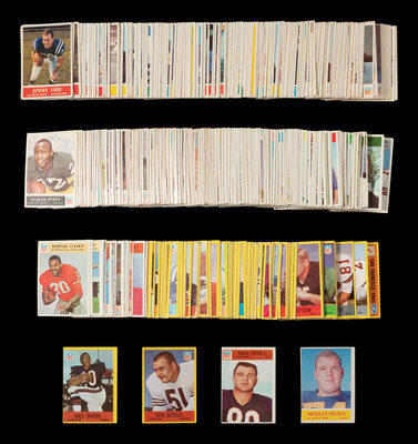 A Collection of Assorted 1964-67 Philadelphia Football Cards Lot 260