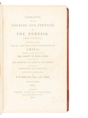 HALL, William Hutcheon (1797-1878) and William Dallas BERNARD ...