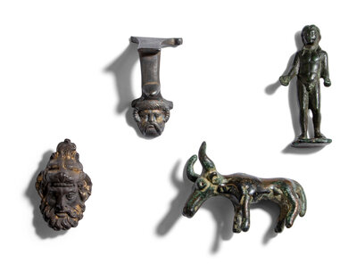 Four Greco-Roman Bronze Objects Lot 39