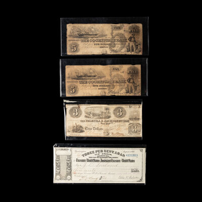 [OBSOLETE] A Group of Three Obsolete Banknotes Lot 289