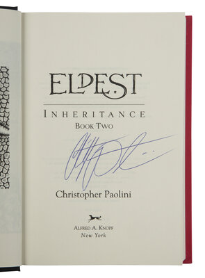 PAOLINI, Christopher (b. 1983). [The Inheritance Cycle]. Eragon. 2003 ...