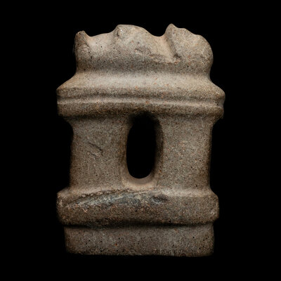 A Mezcala Greenstone Temple Lot 30