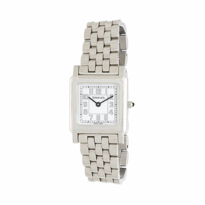 TIFFANY & CO., STAINLESS STEEL WATCH Lot 229