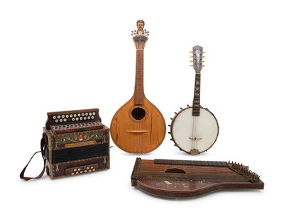 A Group of Five Musical Instruments Lot 401