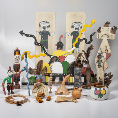 Carved Hopi Altar Sculpture Lot 282